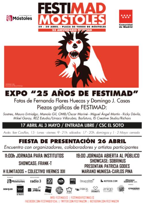 Exposición de fotografías y carteles "25 años de Festimad" en el Cento Sociocultural El Soto ...